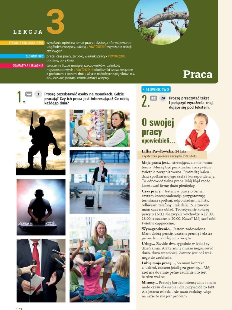 Lekcja 3 K Hurra A2 | PDF