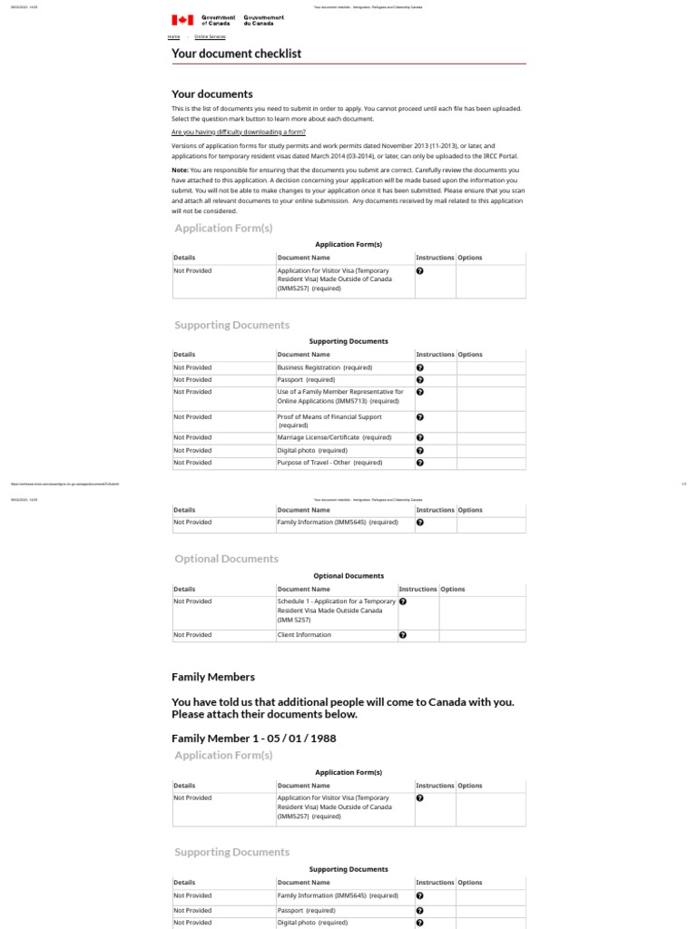Immigration Document Checklist Guide | PDF | International Law ...