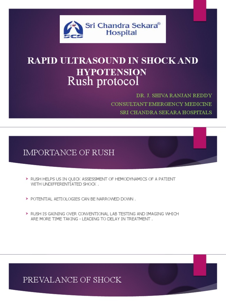 Rush Protocol Presentation | PDF | Shock (Circulatory) | Heart