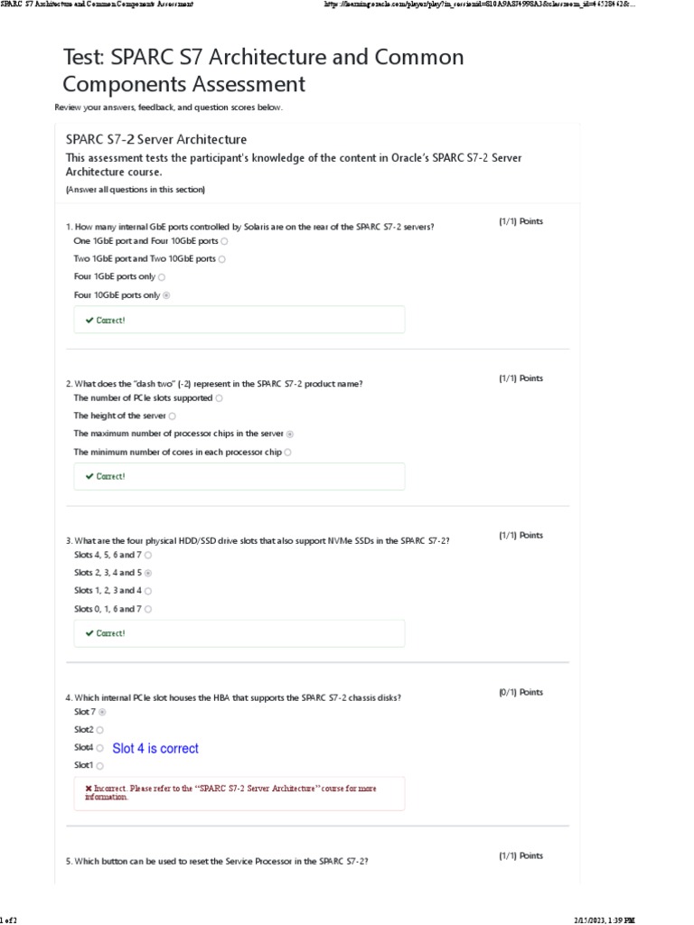 SPARC S7 Architecture and Common Components Assessment | PDF | Solid ...