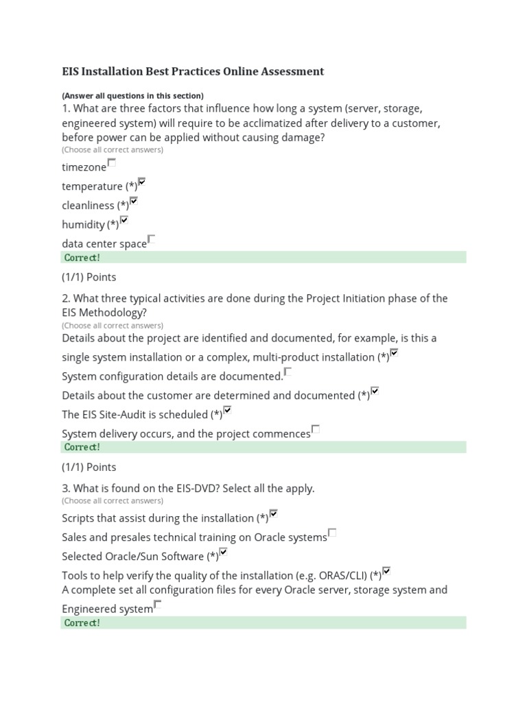 Oracle X86 Server Installation Specialist Online Assessment 2022 Pdf Oracle Corporation