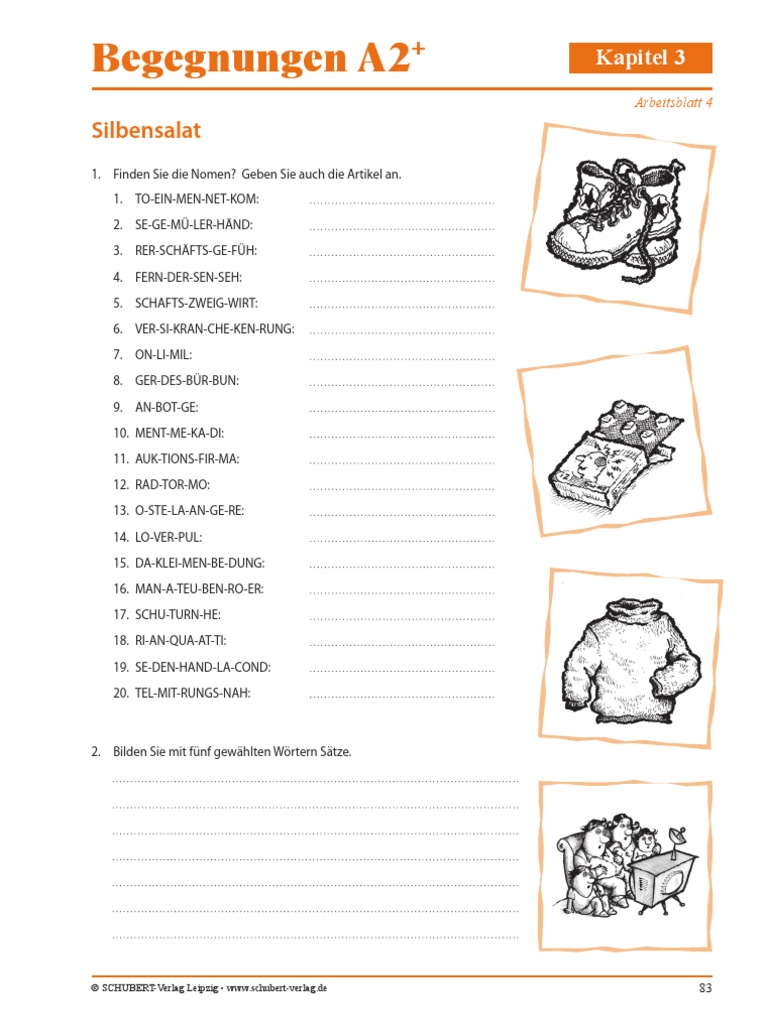 A2 Arbeitsblatt Kap3-04 | PDF