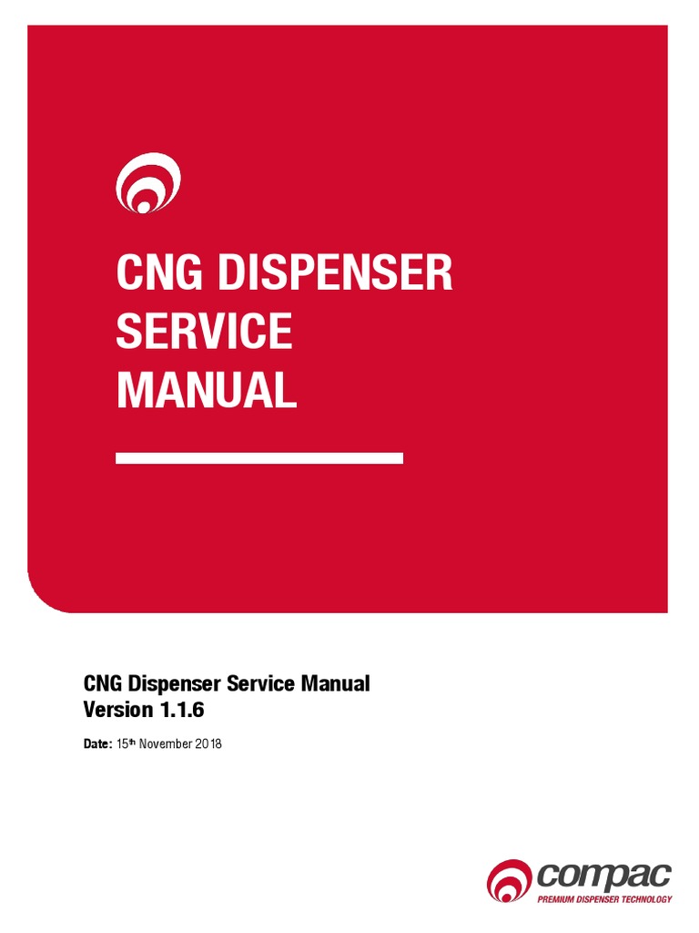 CNG Dispenser Service Manual v.1.1.6 | PDF | Valve | Password