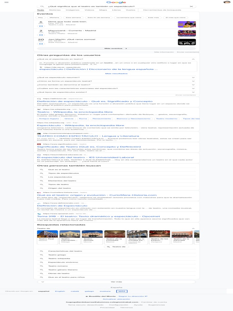 El Teatro como Espectáculo | PDF | Teatro