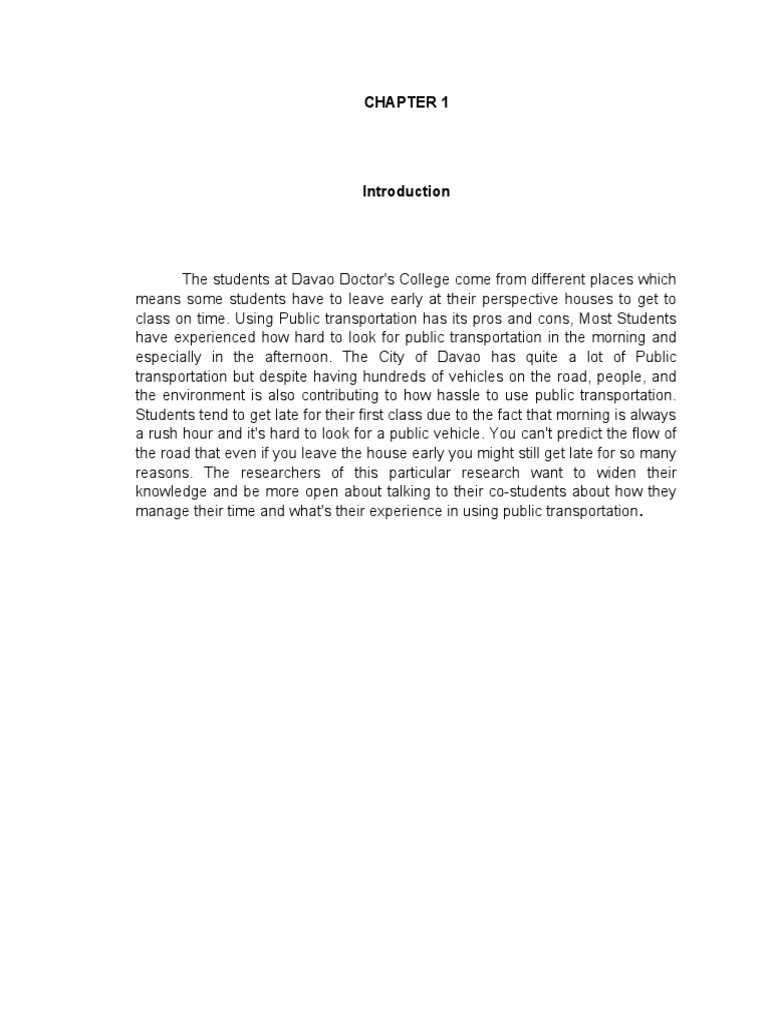 Davao Students' Commute Challenges | PDF | Career & Growth | Wellness