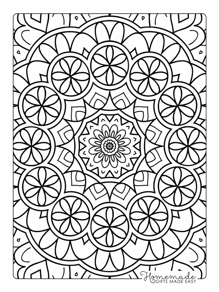 Mandala Coloring Pages 25 | PDF
