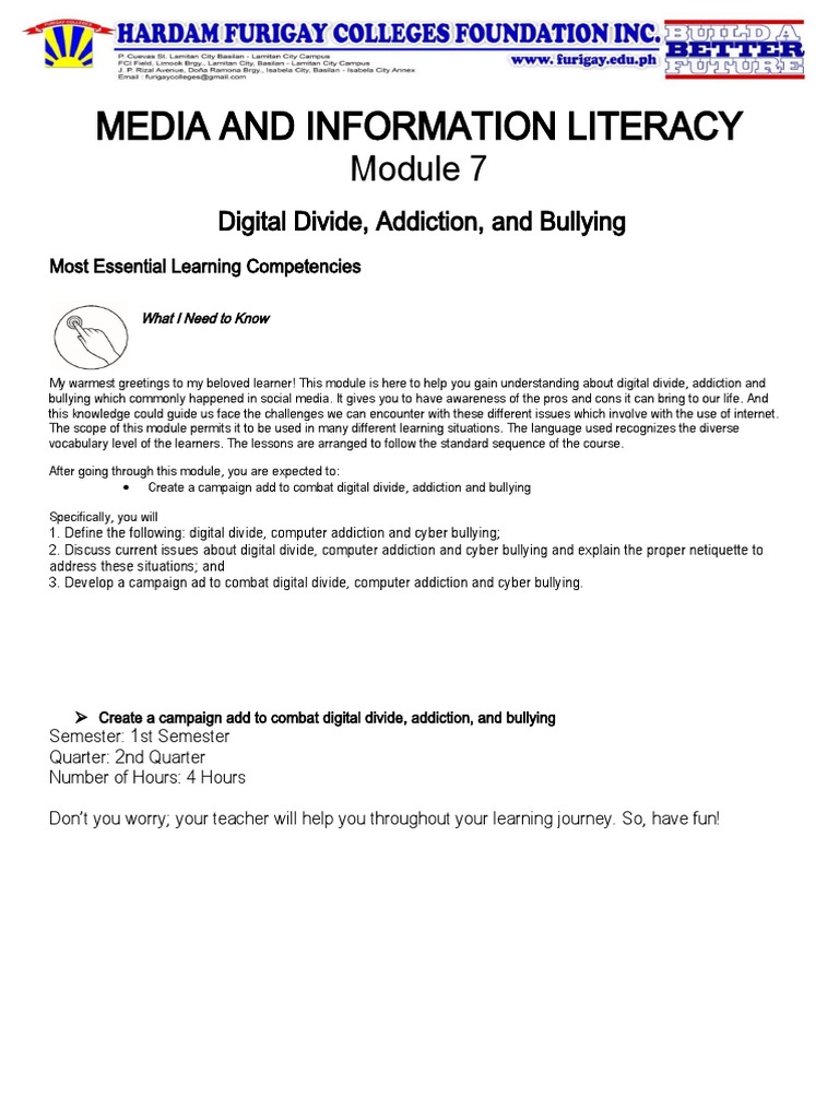 MIL Week 7 | PDF | Internet | Information And Communications Technology