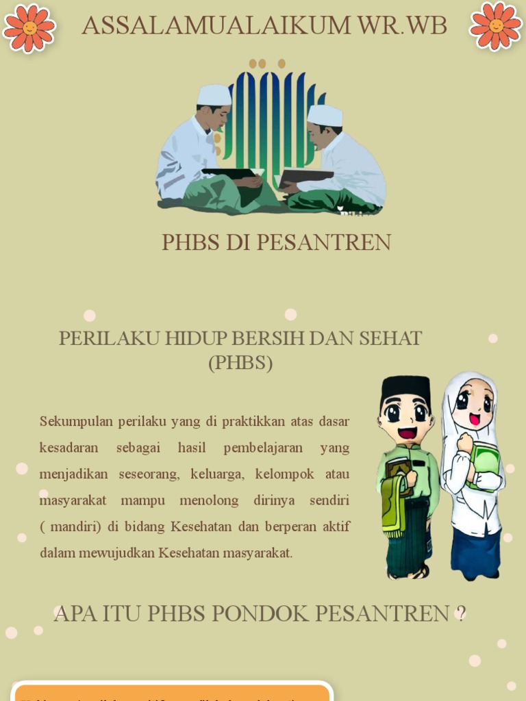 PHBS Di Pesantren | PDF