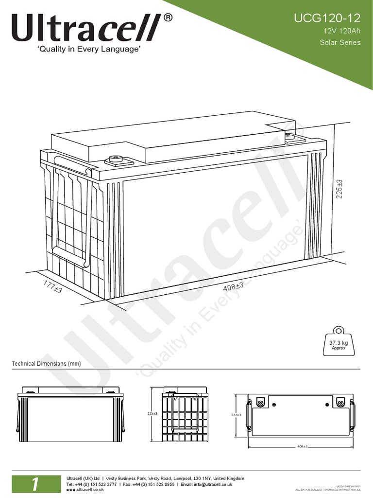 Ucg120 12 | PDF | Electric Power | Energy Storage
