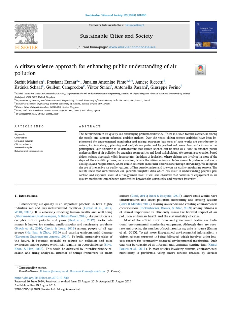 Citizen Science | PDF | Science & Mathematics | Computers