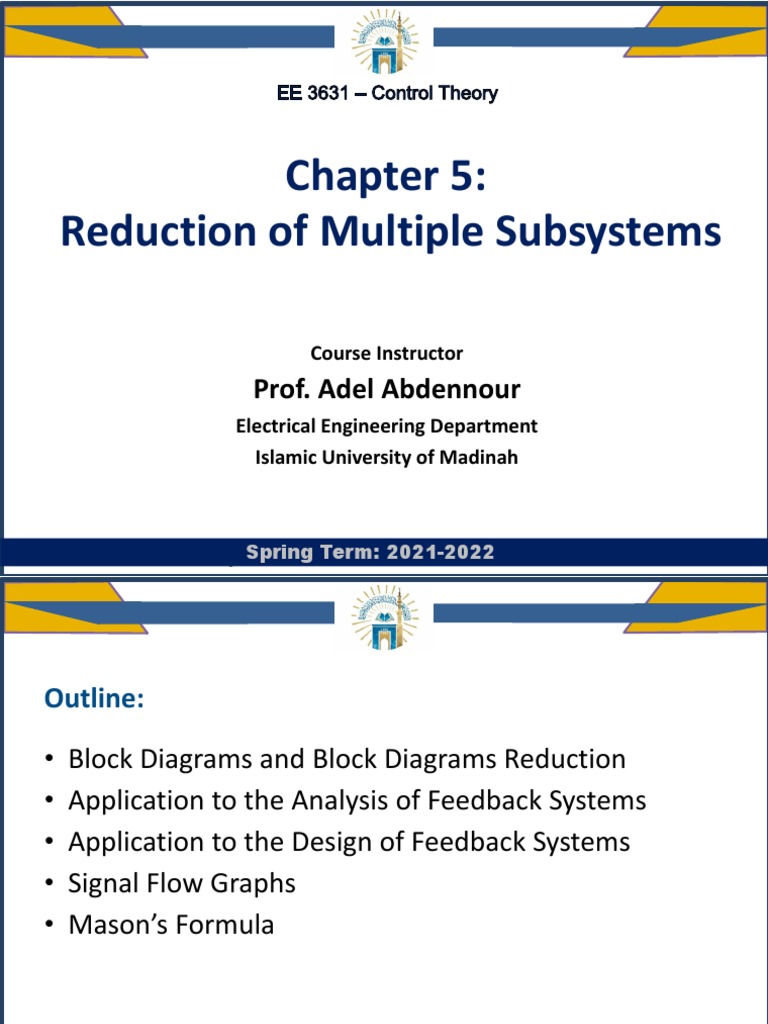 Chapter5-Reduction of Systems | PDF | Telecommunications Engineering | Electronics
