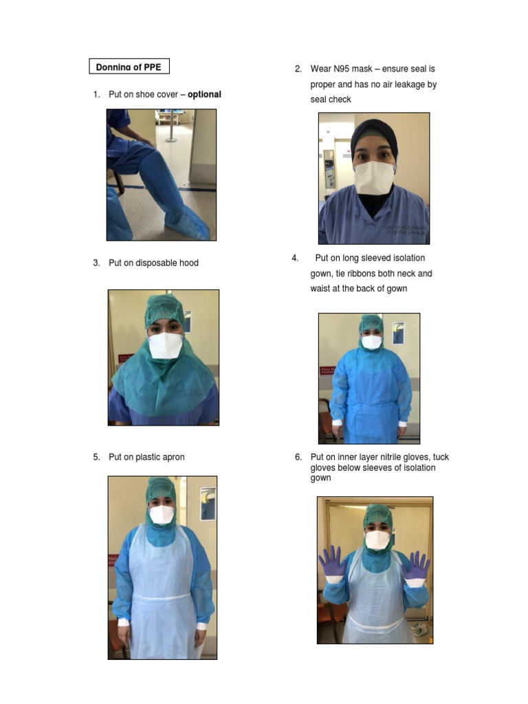 Donning and Doffing Protocol PDF | PDF
