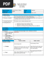 A Detailed Lesson Plan in English For Grade Four | PDF | Visual ...