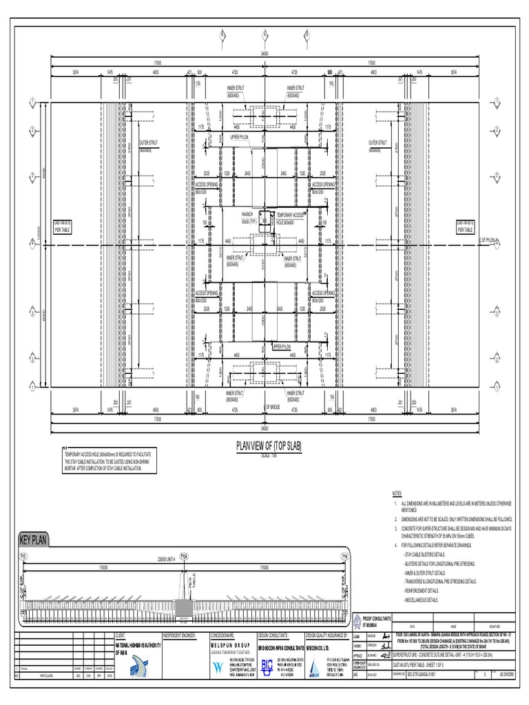 Pier Table Drawings | PDF | Civil Engineering | Structural Engineering