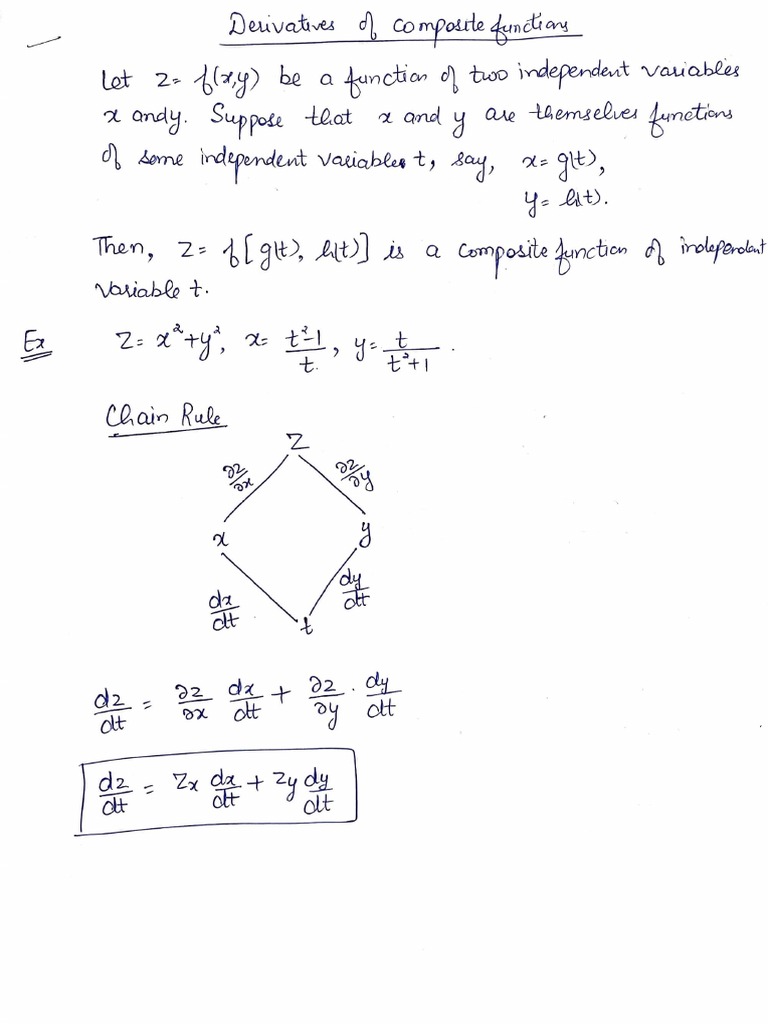 Chain Rule Change of Variables Jacobian | Download Free PDF | Calculus | Mathematical Analysis