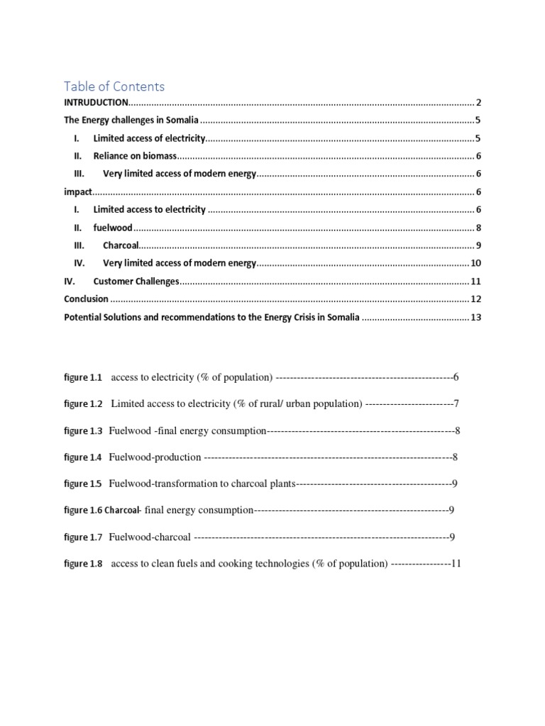 Energy Challenges in Somalia | PDF | Renewable Energy | Energy Development Energy Challenges in Somalia | PDF | Renewable Energy | Energy Development