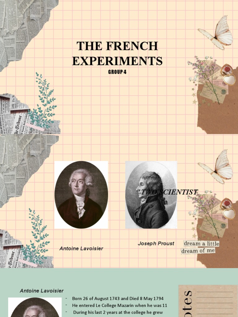 The French Experiments | PDF | Physical Sciences | Chemistry