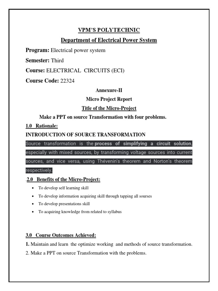 ECI Annexure 2 | PDF | Electrical Network | Electrical Engineering