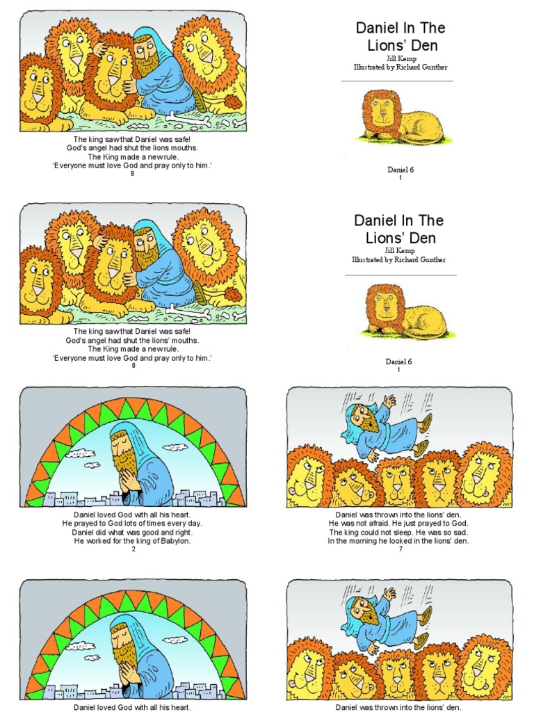 Daniel in The Lions Den Col | PDF