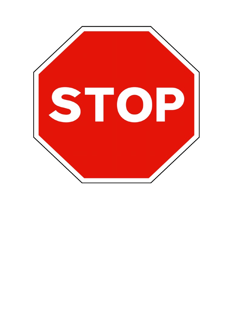 Señal de Trafico (Stop) | PDF