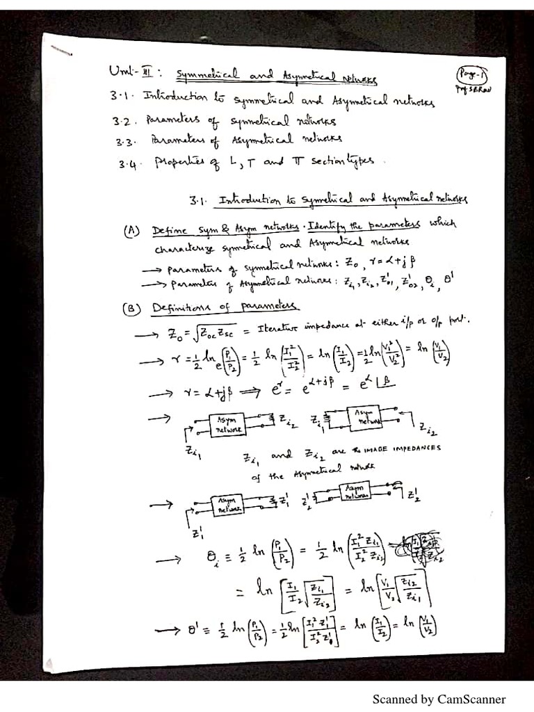CT Unit3 Notes | PDF CT Unit3 Notes | PDF
