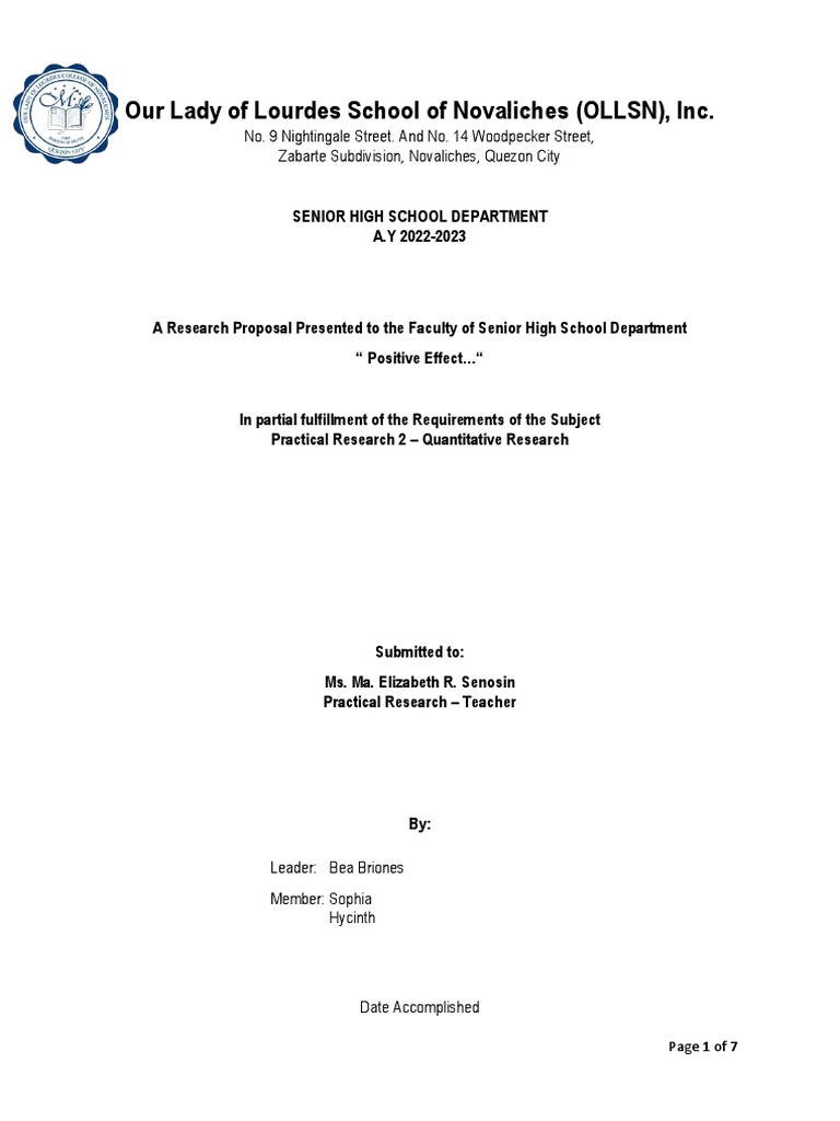 Practical Research Table of Contents | Download Free PDF | Methodology ...