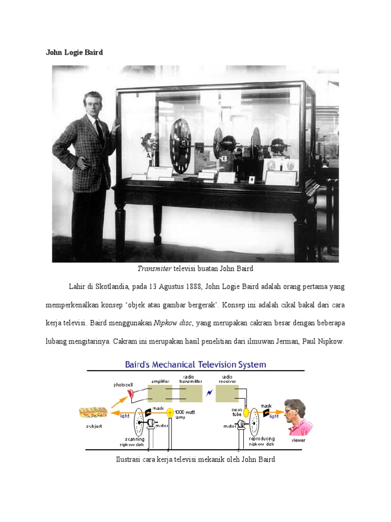 Penemuan Televisi oleh John Logie Baird | PDF | Seni | Dewasa Muda