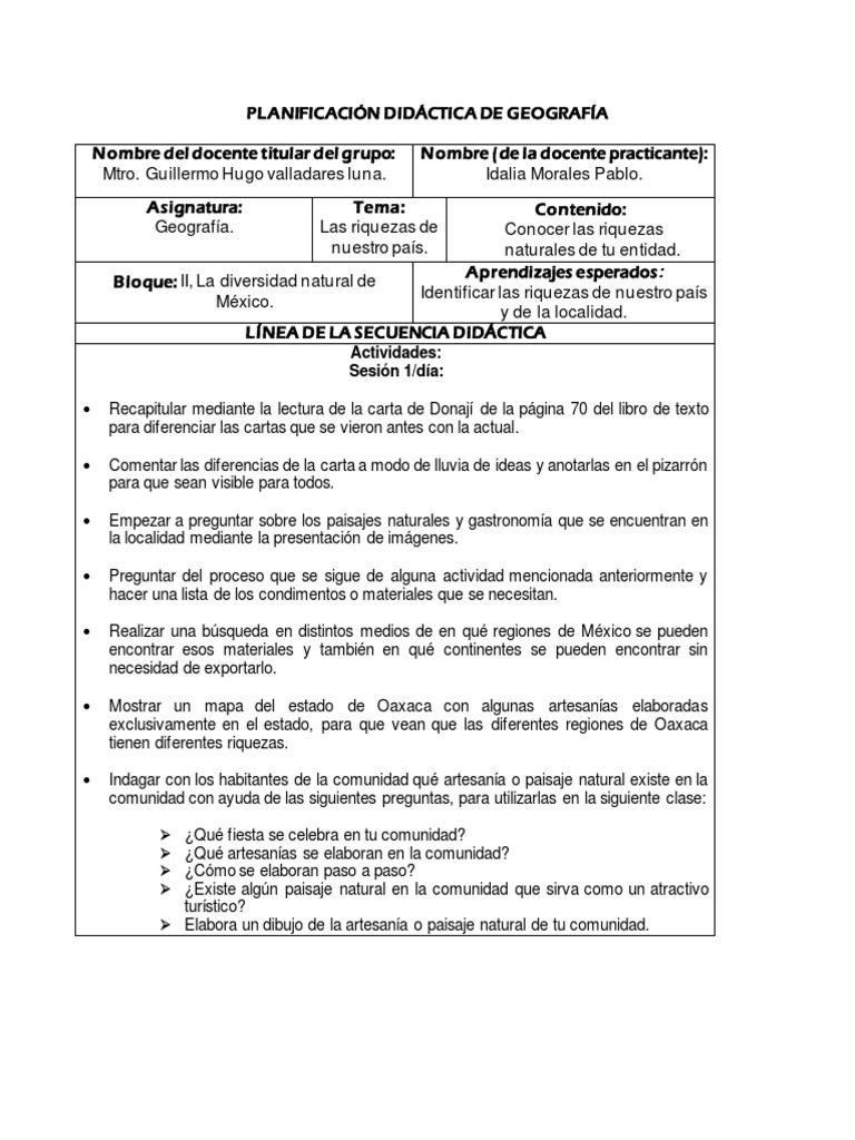 Riquezas Naturales de Oaxaca | PDF | Agua