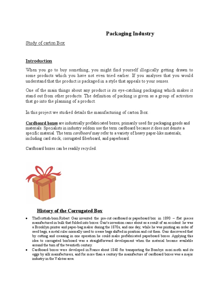 The Packaging Process: A Comprehensive Look at the Manufacturing of Corrugated Cardboard Boxes ...