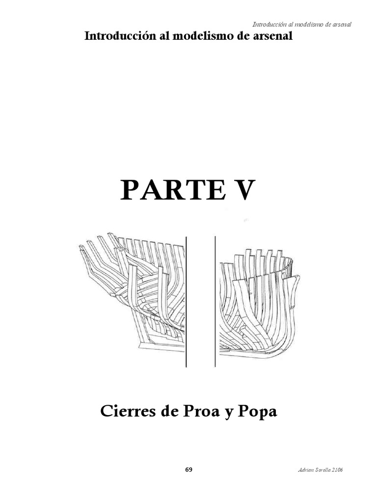 Cierres de Proa y Popa en Modelismo Naval | PDF | Popa | Timón