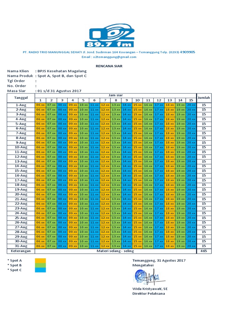 Rencana Siar BPJS | PDF