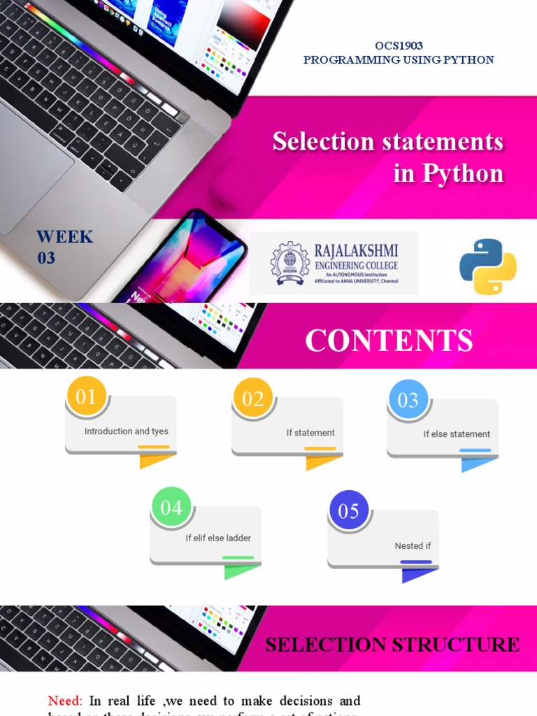 Selection Structure | PDF | Computer Engineering | Computer Programming