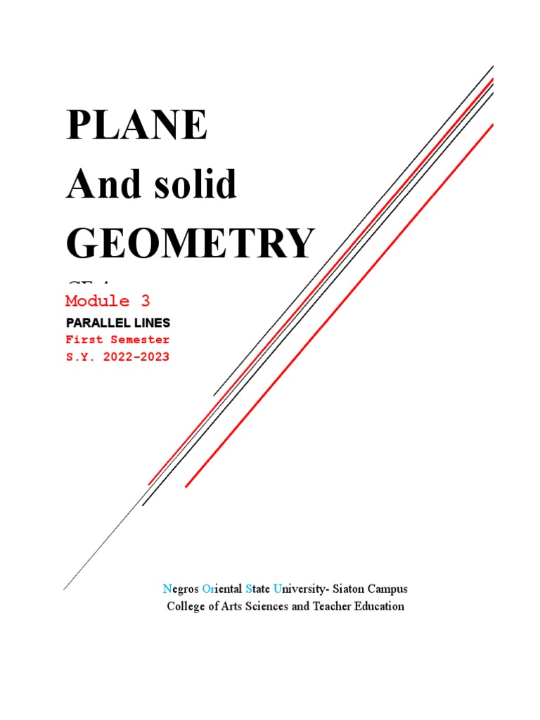 RENDAL, JOSE MARIE M. - Geometry Module 3 Sy 2022-2023 | PDF | Triangle ...