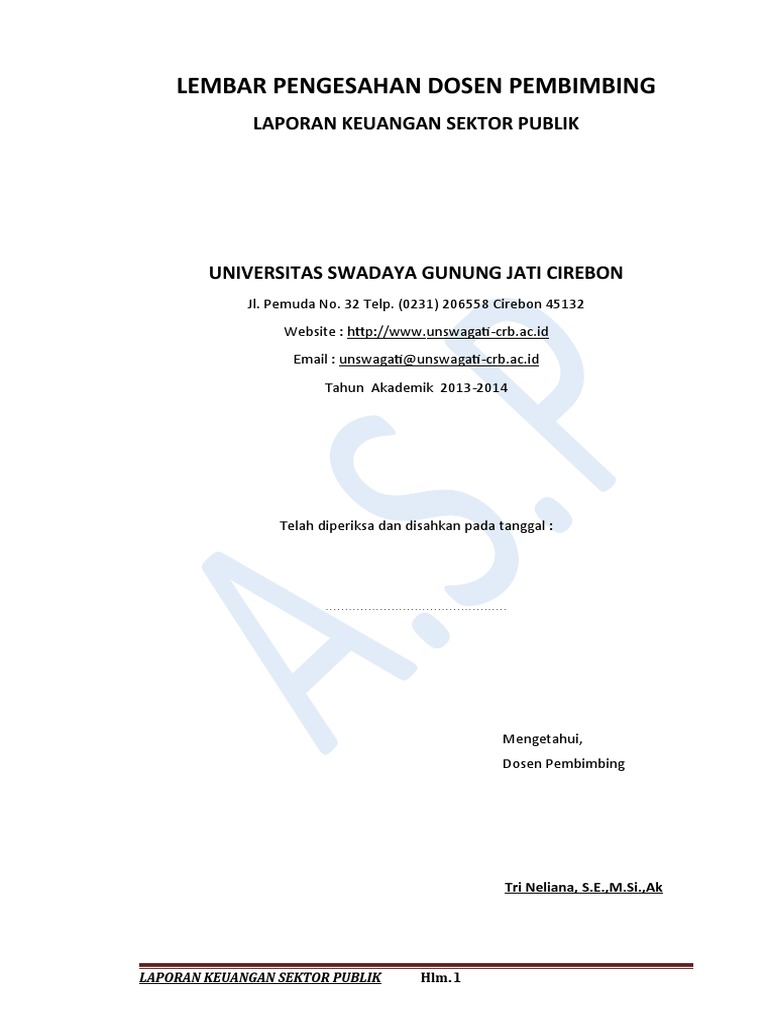 Lap Keu Sektor Publik | PDF