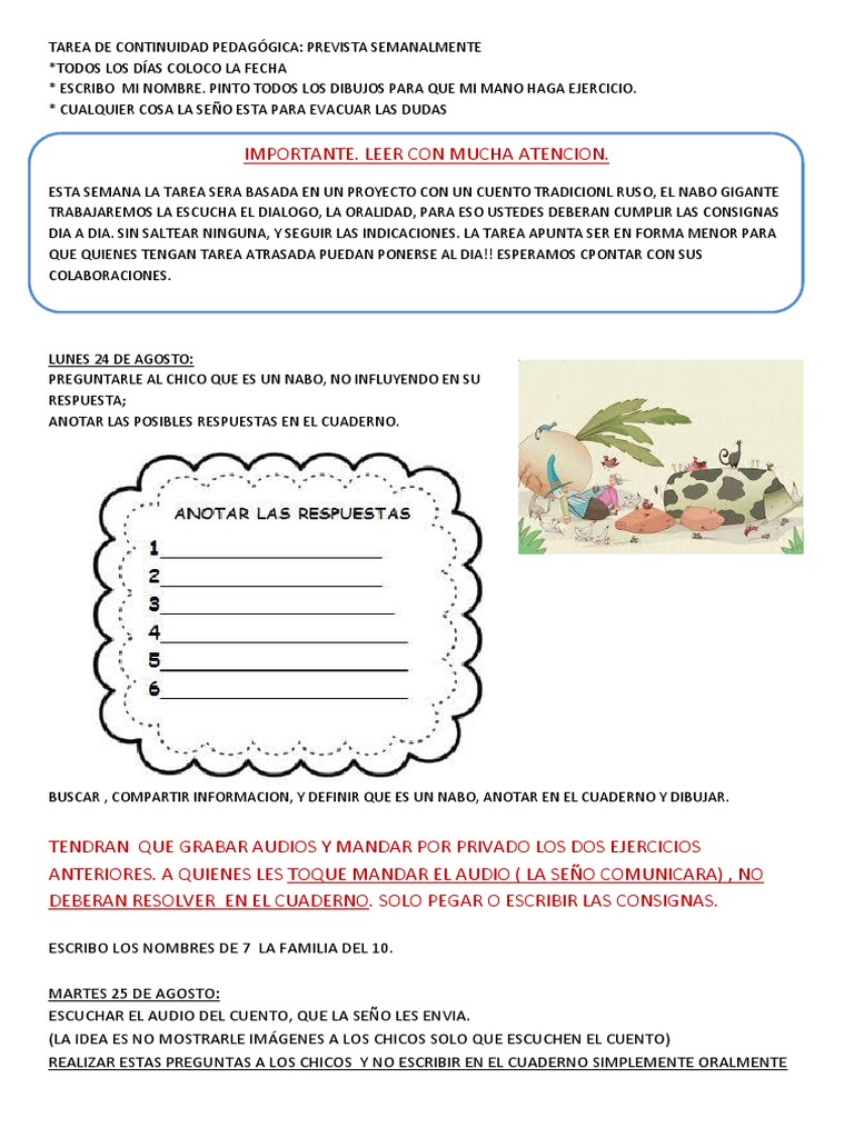 El Nabo Gigante Primero | PDF