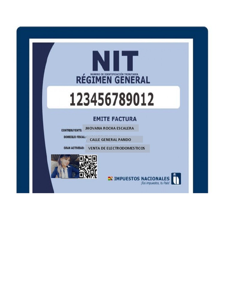 Fotocopia de NIT | PDF
