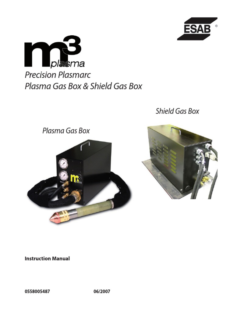 Plasma Gas Box Operation Manual | PDF | Welding | Construction