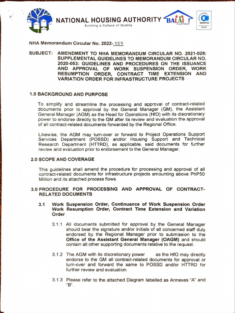 MC-2022-019-Amendment-to-NHA-Memorandum-Circular-No.-2021-028 ...