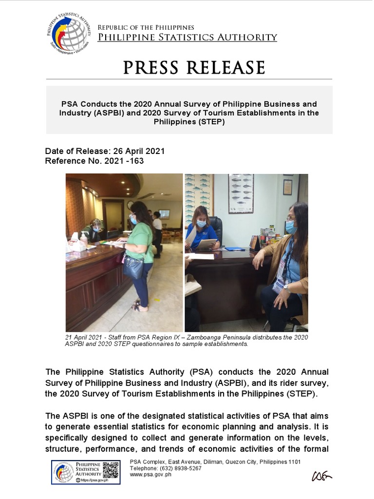 Press Release On The Conduct of The 2020 ASPBI and 2020 STEP - Signed ...