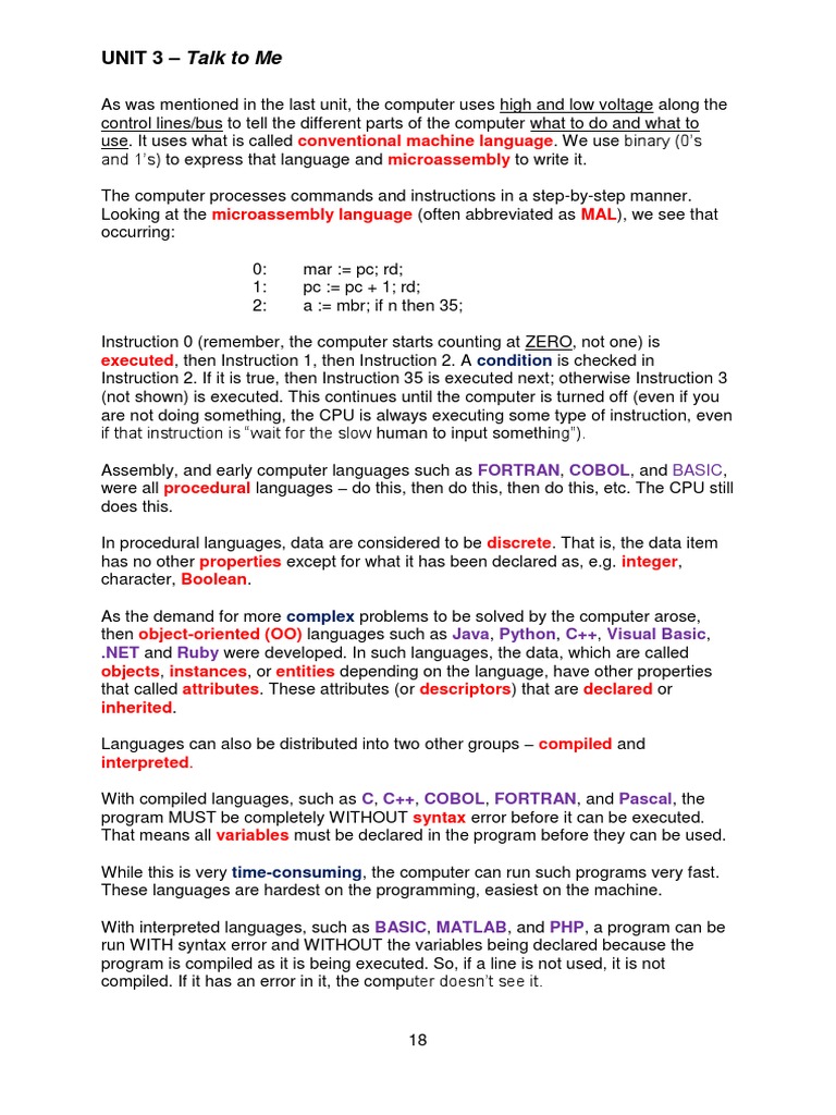 Unit3 - Languages With Exercises Modals | PDF | Computer Program ...