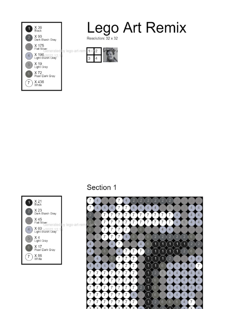 Lego Art Remix Instructions | PDF