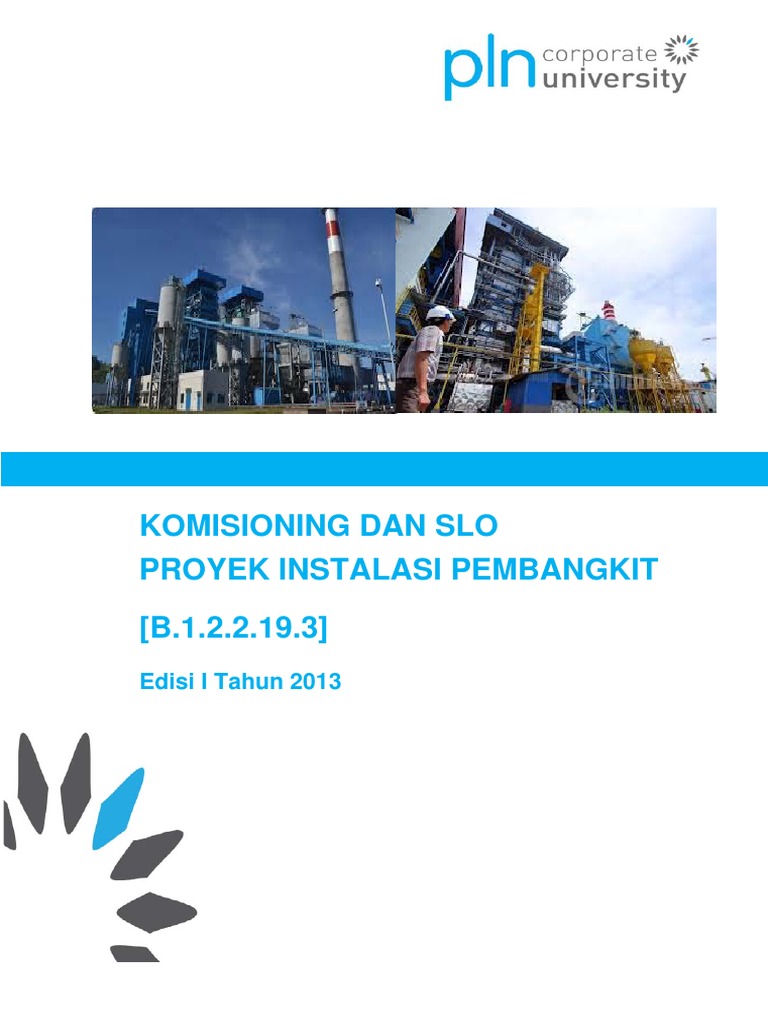 Handbook Komisioning & SLO Proyek Instalasi Pembangkit | PDF