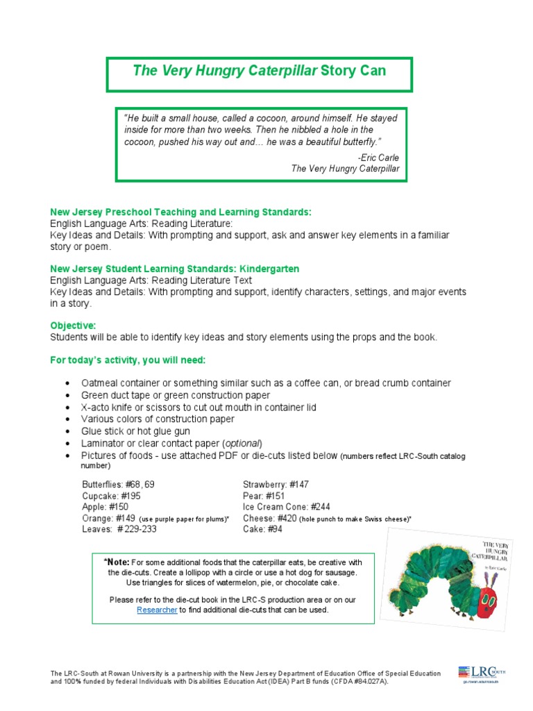 Very Hungry Catepillar Activity Plan | PDF | Butterfly