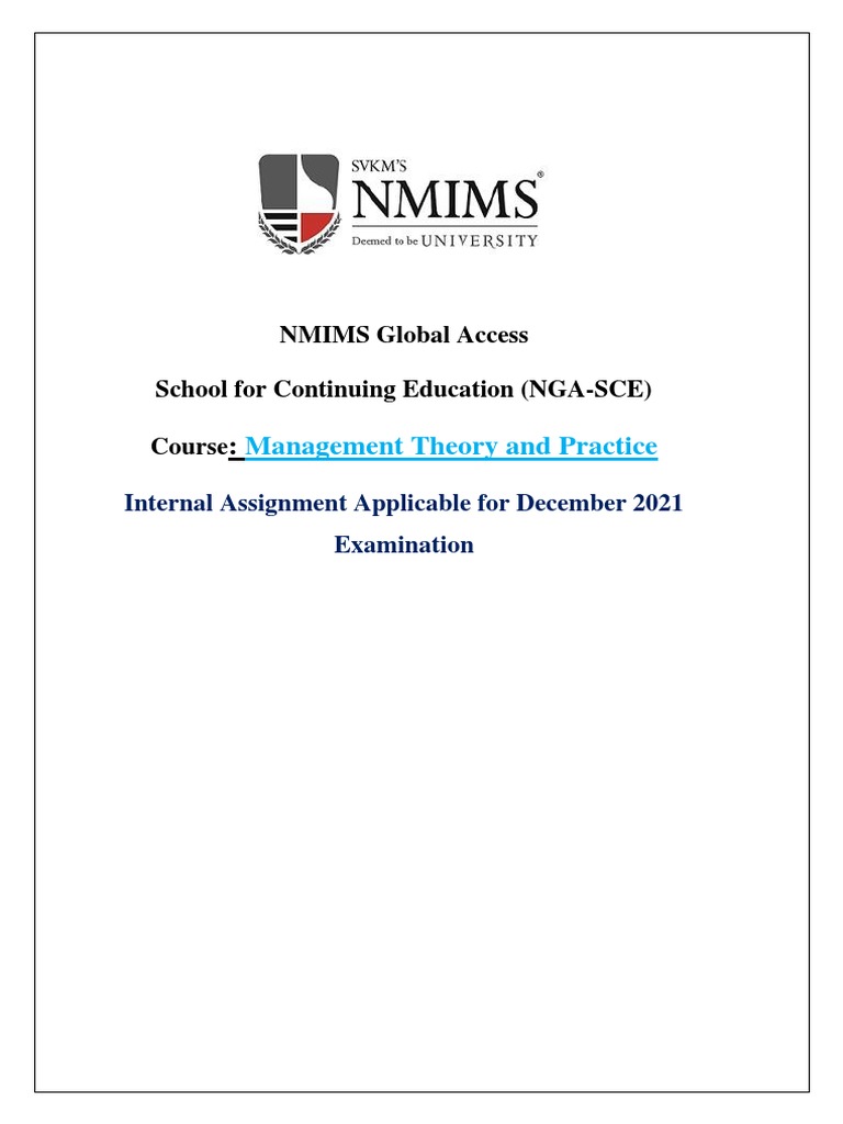 Fakruddin (Management Theory and Practice L) | PDF | Lean Manufacturing ...