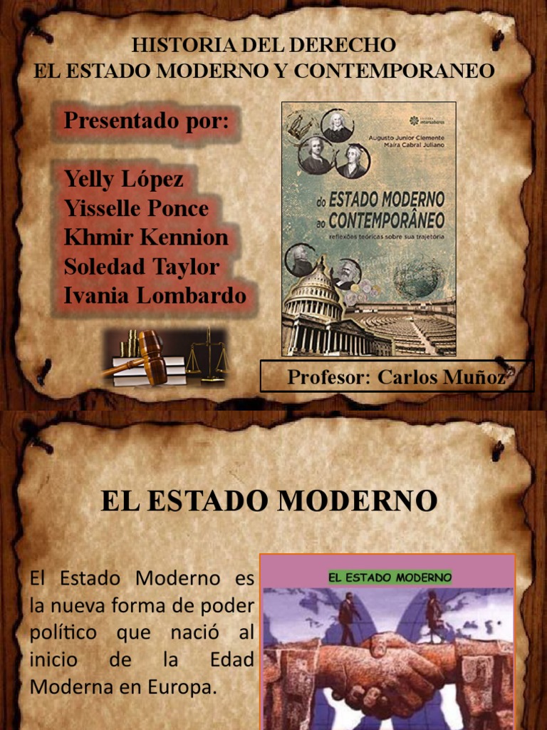 Estado Moderno Y Contemporaneo Pdf Estado Política España