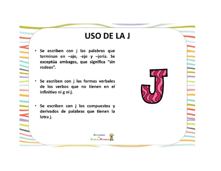 Uso de La J | PDF