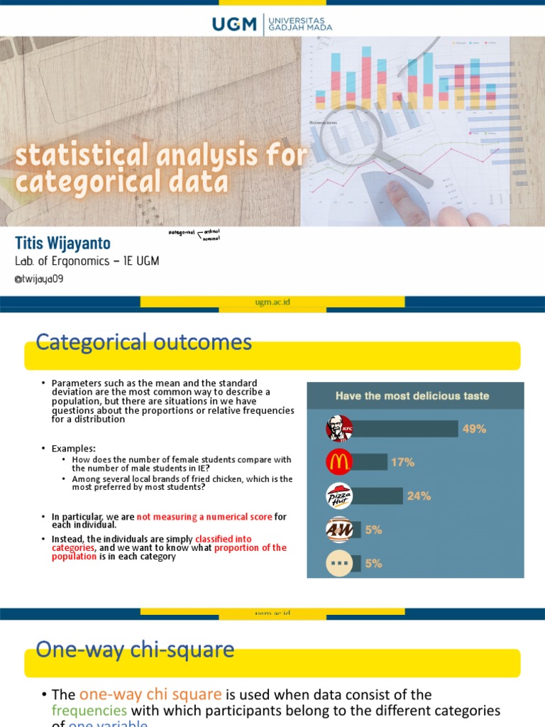 W07 Statistical Analysis For Categorical Data-4 | Download Free PDF ...
