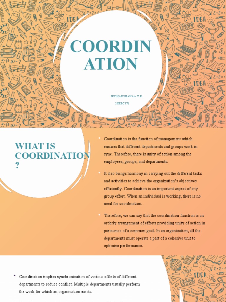 Coordination | PDF | Synchronization | Business