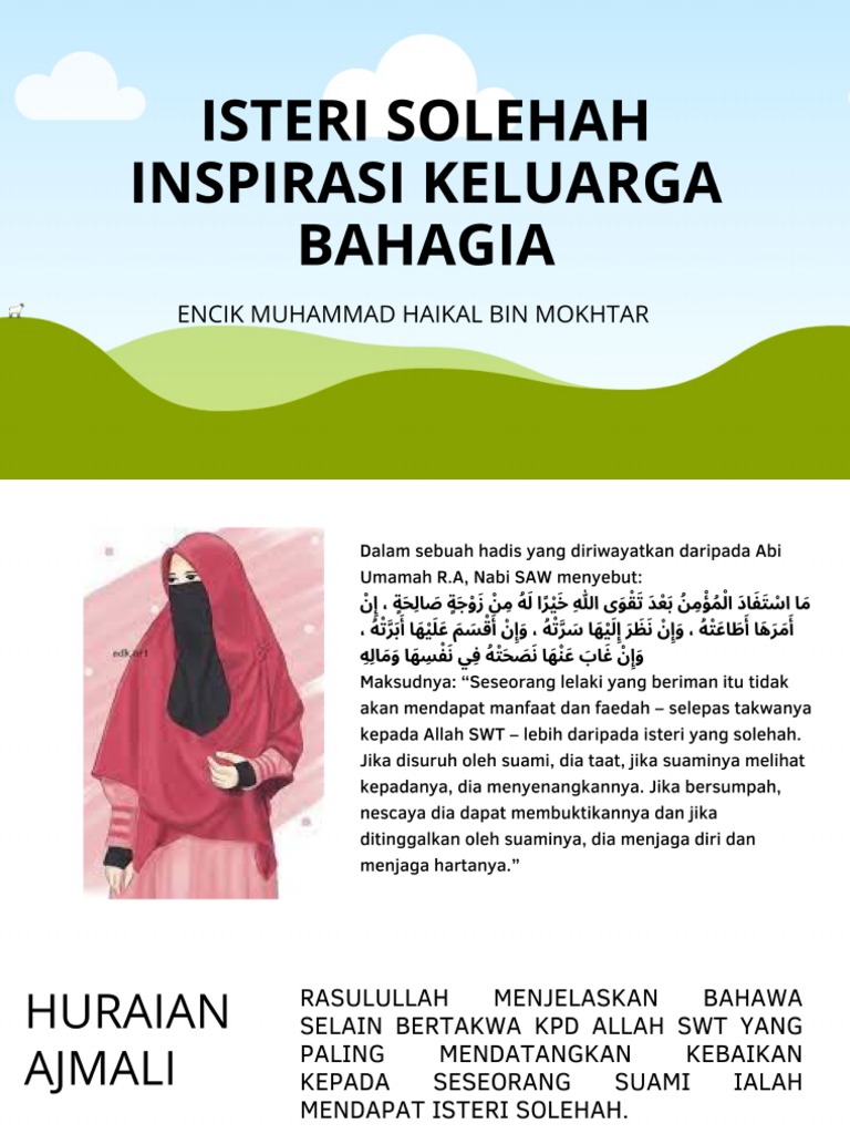 Isteri Solehah Inspirasi Keluarga Bahagia | PDF