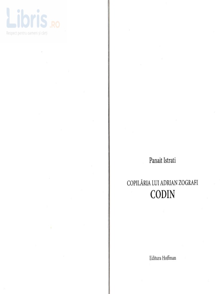 Codin - Panait Istrati | PDF